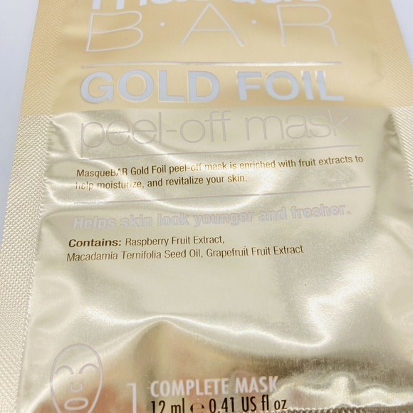 Masque Bar | Skincare | Masque Bar Gold Foil Peeloff Mask Moisturize ...